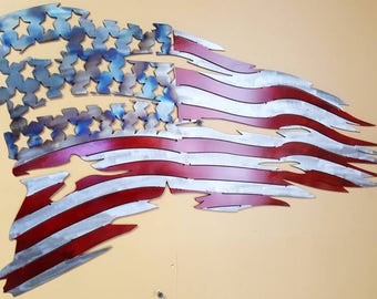 Plasma cut flag | Etsy