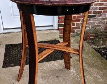 Wine barrel table | Etsy