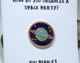 Space enamel pin | Etsy