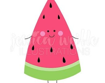 Watermelon Clipart Digital Red Watermelon Clip art Summer
