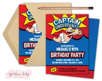 Captain underpants | Etsy