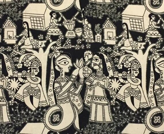 traditional fabric cotton fabric hand printed fabric fabric