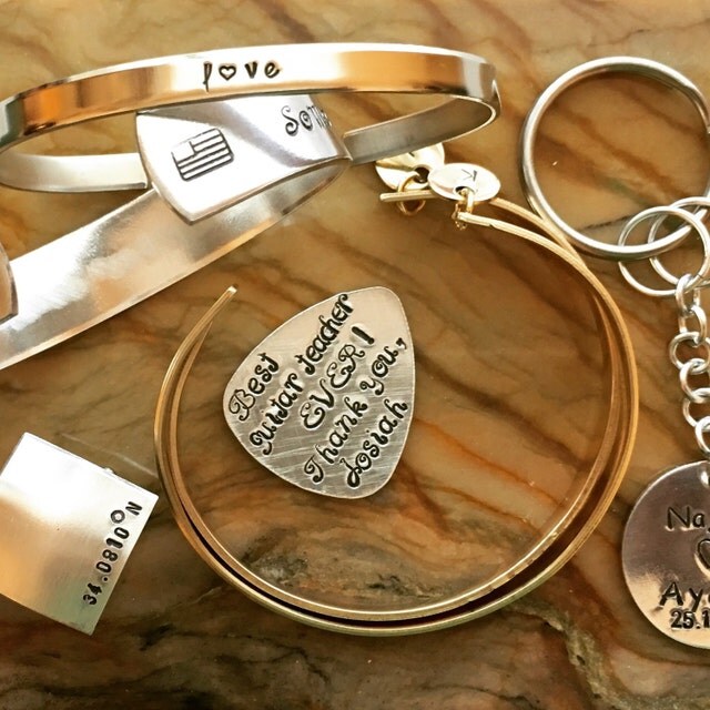 Custom Stamped Jewelry Personalized Photo by BlueCornerCreasigns