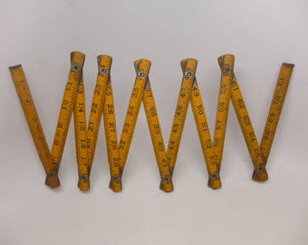 Vintage Ruler Vintage Folding Ruler Old School Tools