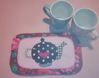 Teapot applique | Etsy