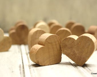 Wooden hearts | Etsy