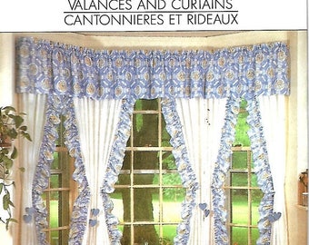 Valance with jabots | Etsy