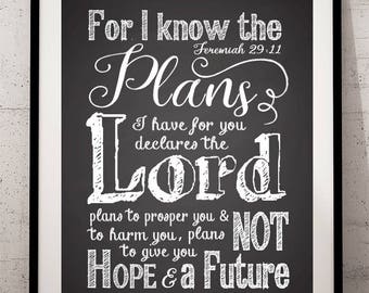 Chalkboard scripture | Etsy