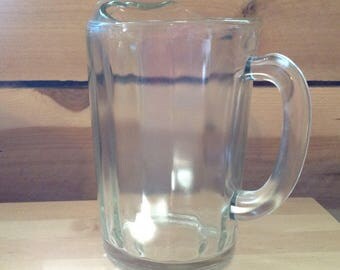 Small glass pitcher | Etsy