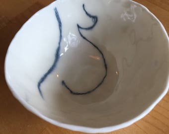 festive retro hand built porcelain tray ... ceramic jade