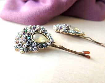 Royal Vintage Antique Style hair pin bridal hairpin jewelry