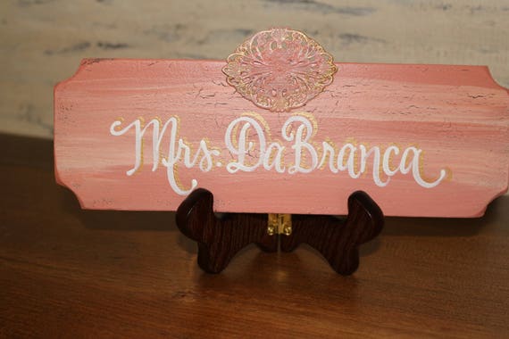 Desk Signs-Name Plate Sign-Office Name Sign-Office Name