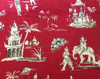 Toile fabric | Etsy