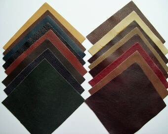 Leather squares | Etsy