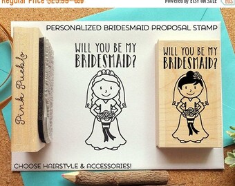 Handmade Personalized Stamps with Original Art by PinkPueblo2