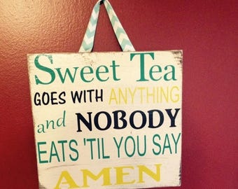 Sweet tea sign | Etsy