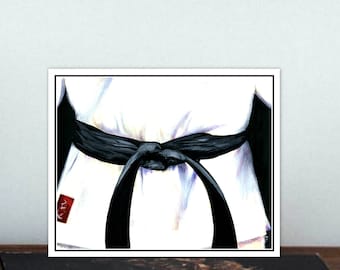 Martial arts card | Etsy