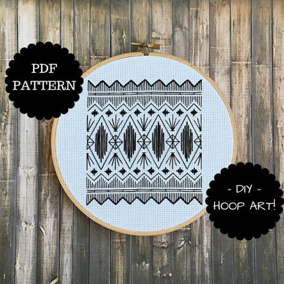 Embroidery pattern pdf/DIY PDF pattern/counted