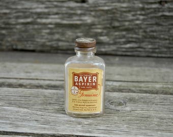 Bayer aspirin bottle | Etsy