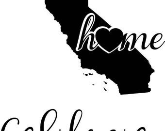 California state svg | Etsy