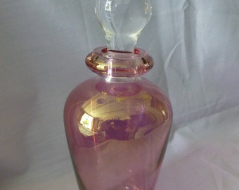 Pink perfume bottle | Etsy