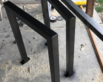 Square metal legs | Etsy