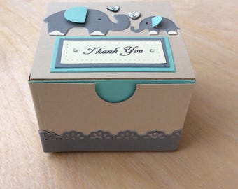 Elephant favor box | Etsy