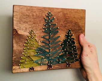 Christmas string art | Etsy