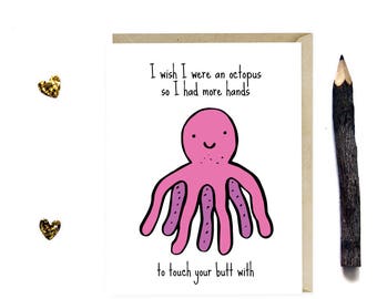 Octopus valentine | Etsy