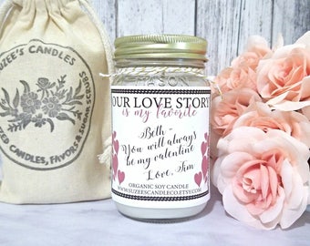 Candles with message | Etsy