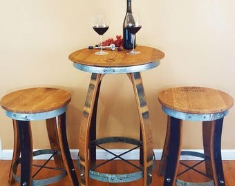 Rustic bistro table | Etsy