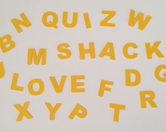 Cardstock alphabet | Etsy