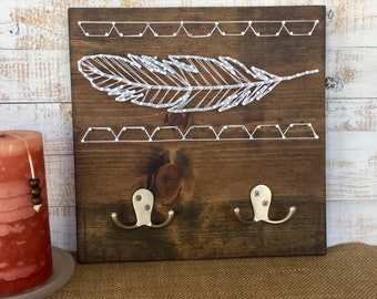 Rustic key holder | Etsy