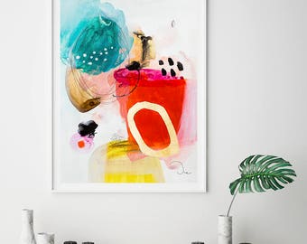 Colorful painting | Etsy
