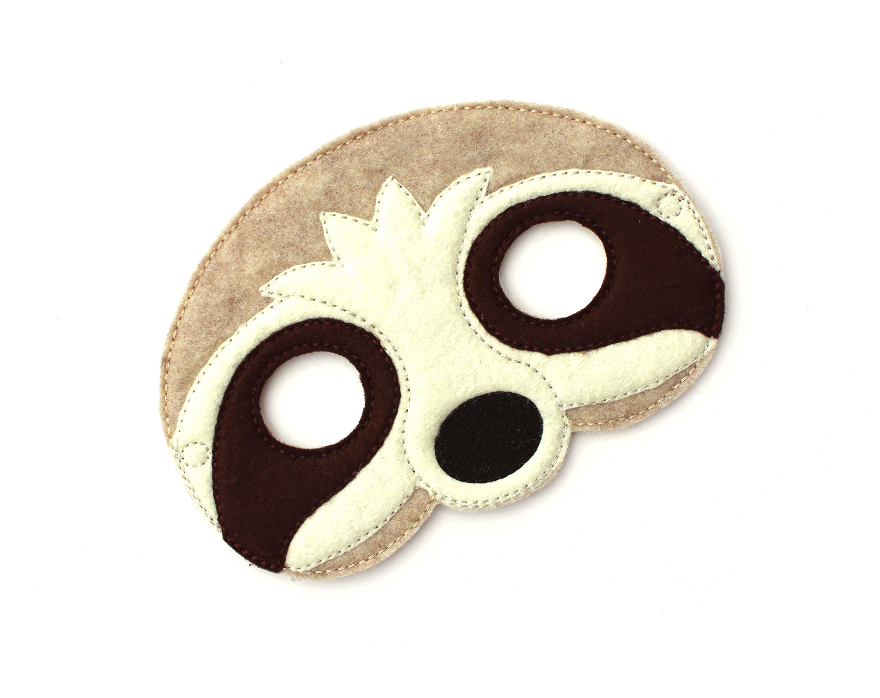 Kids Sloth Mask Sloth Costume Sloth Mask Felt Mask Kids