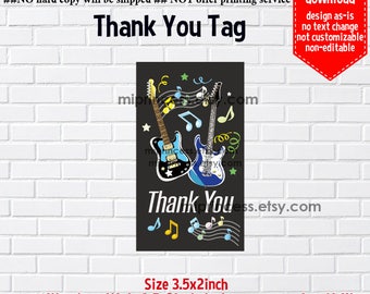 Music thank you | Etsy