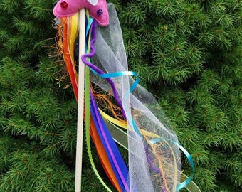 Rainbow wand | Etsy