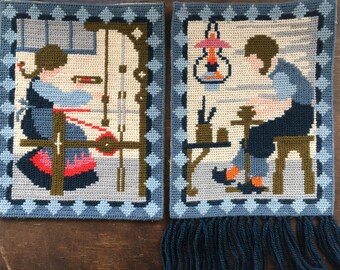 Rustic embroidery | Etsy