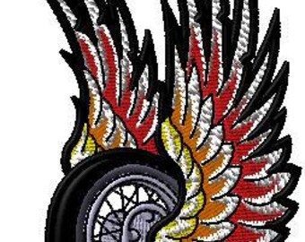Jumbo Born To Ride Eagle Motorcycle Biker Patch Embroidered