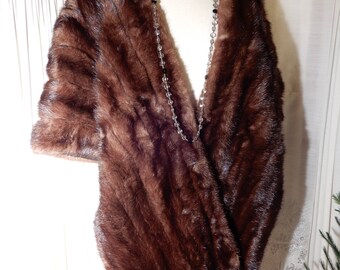 Vintage mink stole | Etsy