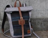 Hipster backpack | Etsy