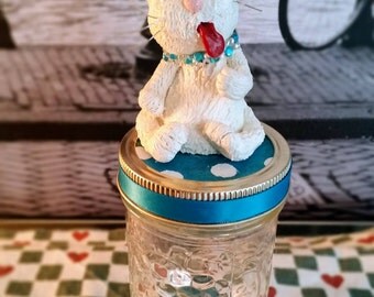 Cat treat jar | Etsy
