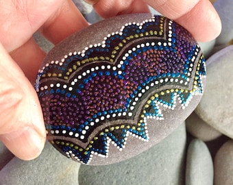 Dot painted rocks | Etsy