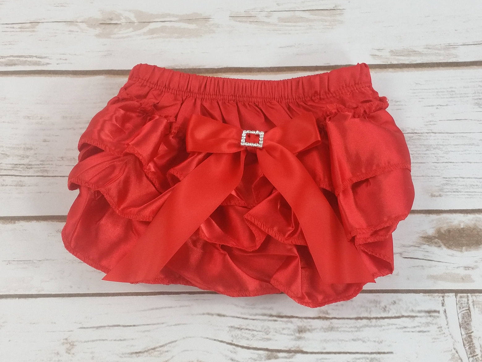RED DIAPER COVER Red Baby Bloomers Ruffle Diaper Cover Baby