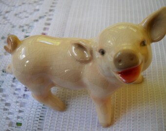 Porcelain pig | Etsy