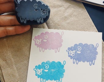 Sheep stamp | Etsy