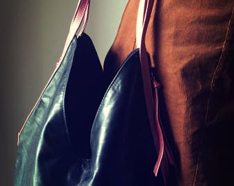 Soft leather bag | Etsy