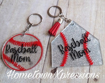 Home plate keychain | Etsy