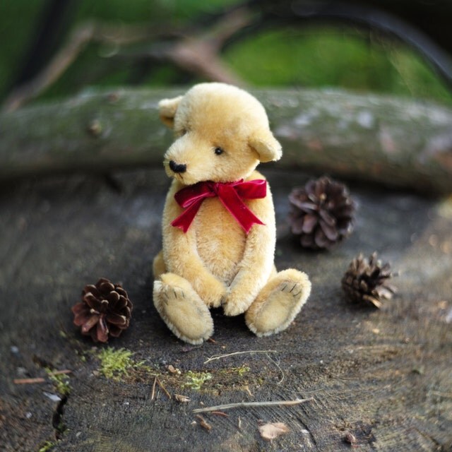 Artist teddy bear ooak teddy bear pattern toy by ksenya123 on Etsy