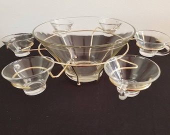 Vintage punch bowl | Etsy